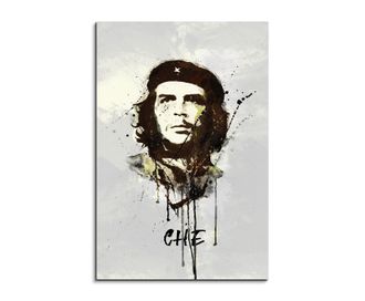 Paul Sinus Art Che 90x60cm Aquarell Art Wandbild auf Leinwand fertig gerahmt Original Unikat