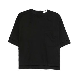 Tela Femme, Tops, Noir, Taille: 38 FR Chemisier Papavero