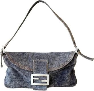 Fendi Sac Baguette Pre-owned - Femme - Pre-owned - Gris - Taille: ONE Size
