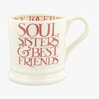 Emma Bridgewater gro&szlig;e Tasse 1/2 Pint, Keramik Kaffeetasse gro&szlig; - Steingut Tasse, Cappuccino, Latte, Kaffee, Teetasse - Sch&ouml;ne Tassen, Geburtstagsgeschenk - Kaffeebech