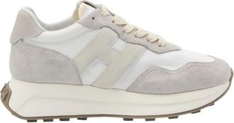 Hogan Low-Top Sneaker - Sleek White Sneakers With Sculpted Sole - Gr. 37,5 (EU) - in Grau - f&uuml;r Damen