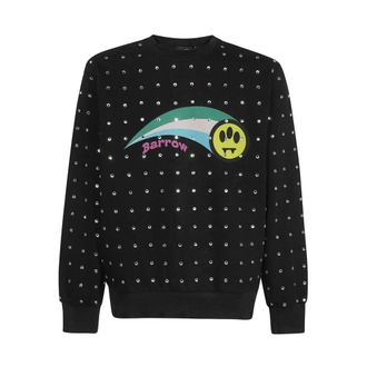 Barrow Strass Baumwoll-Sweatshirt - - Sweatshirts & Hoodies - Herren - Schwarzk - M