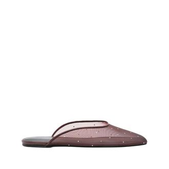Magda Butrym Femme, Chaussures, Rouge, Taille: 38 1/2 EU Mesh Flat Mule
