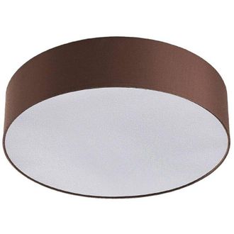 Lindby Plafonnier Tissu &agrave; intensit&eacute; variable Sebatin en textile pour chambre &agrave; coucher