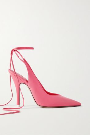 The Attico Venus Pumps Aus Leder - Orange