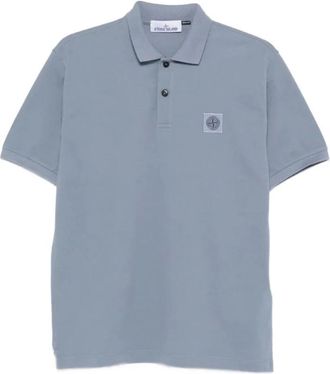 Stone Island Homme, Tops, Bleu, Taille: L Polo V0024