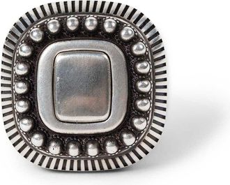 Ann Demeulemeester Char Wide Ring with Spheres