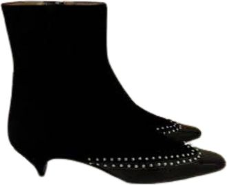 Tiffi Tiffi, Femme, Chaussures, Noir, Taille: 38 EU Tronchetto tacco basso e borchiette