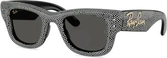 Ray-Ban unisex, Accessoires, Noir, Taille: 47 MM Wayfarer Puffer