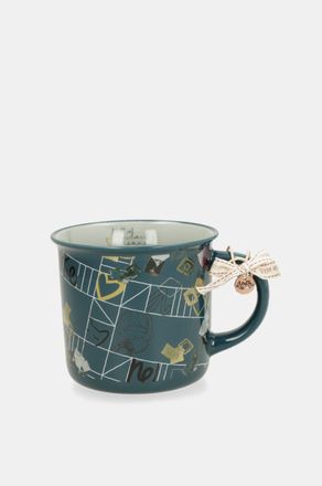 Anekke Fr&uuml;hst&uuml;ckstasse Evolution-Kollektion aus bedrucktem Porzellan, originelles Geschenk und Sammlerst&uuml;ck