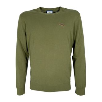Aeronautica Ma1611Ul00506 Maglia Girocollo - - Knitwear - Herren - Gr&uuml;n - 3XL