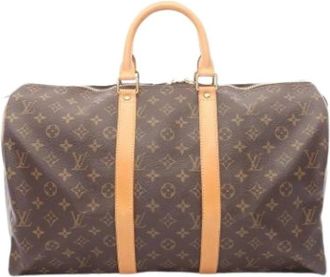 Louis Vuitton unisex, Pre-owned, Brun, Taille: ONE Size Sac Week-end en Toile Pre-owned