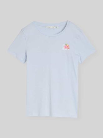 Tom Tailor Denim Regular Fit T-Shirt aus reiner Baumwolle mit Motiv-Print