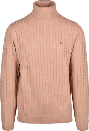 Sun 68 Homme, Pulls, Brun, Taille: XL Maglione Turtleneck