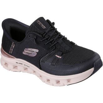 Skechers Glide-Step Pro Radiant Stride Damen Schwarz Mesh/Ros&eacute;gold Trim Sneaker