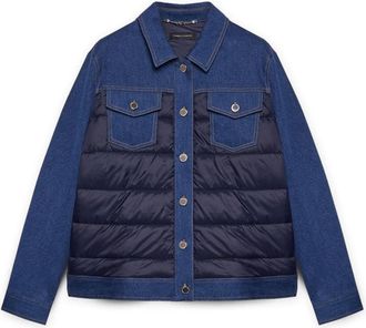 Fiorella Rubino Damen, Jacken, Blau, 2XLGr&ouml;&szlig;e