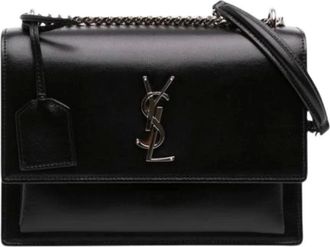 Saint Laurent Pre-owned The Sunset Shoulder Bag - Femme - Pre-owned - Noir - Taille: ONE Size