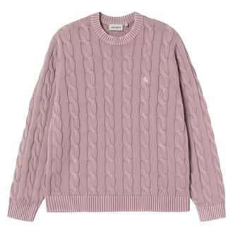 Carhartt Work in Progress Homme, Pulls, Rose, Taille: XL Carter Sweater Pink Fog