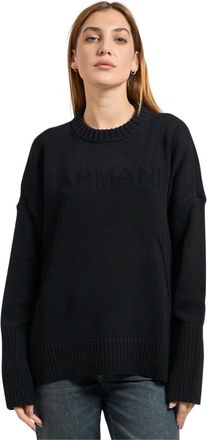 A|X Armani Exchange Damen, Strickwaren, Schwarzk, XLGröße