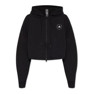 adidas by Stella McCartney Femme, Sweatshirts et sweats &agrave; capuche, Noir, Taille: 42 FR Sweat &agrave; coupe ample