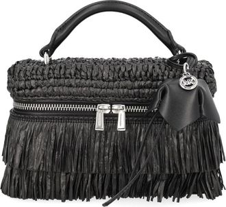 Michael Michael Kors Womens Handbag Jane Black Polypropylene Handbags Hand Bags