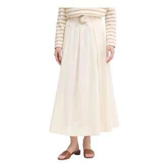 Gaud&igrave; Ausgestellter Midirock - - Skirts - Damen - Beige - L