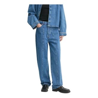 2nd Day Flossy Wide Hosen - - Jeans - Damen - Blau - W26
