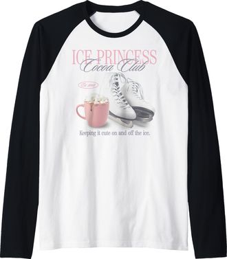 Trendy Apparel Ice Princess Cocoa Club Keeping It Cute Raglan