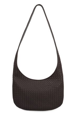 Bottega Veneta Mens Leather Crossbody Bag Brown Lamb Messenger