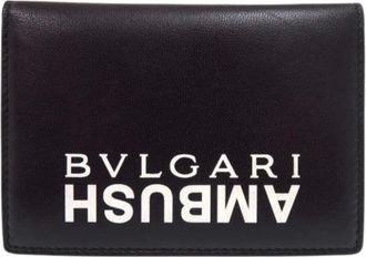 Bulgari Porte-cartes professionnel Pre-owned - Homme - Pre-owned - Noir - Taille: ONE Size