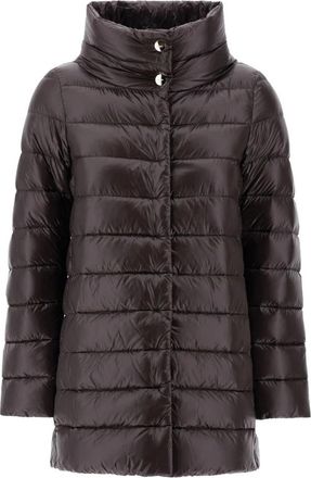 Herno Ultraleichter A-Form Amelia Daunenmantel - - Jackets - Damen - Braun - XL