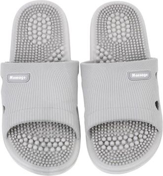 FOMIYES 2 Paires Pantoufles Maison Dété Antidérapantes Unisexes PVC Souple Semelle Élastique Coussinée pour Hommes et Femmes Design Simple et Respirant Confor