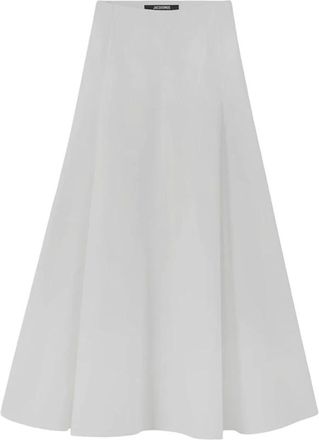 Jacquemus Femme, Jupes, Blanc, Taille: 36 FR La Jupe Triangle