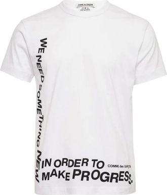 Comme Des Garçons t-shirt en coton - Blanc