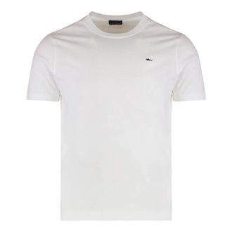 Paul & Shark Einfaches Baumwoll-T-Shirt mit Logo - - Tops - Herren - Wei&szlig; - L