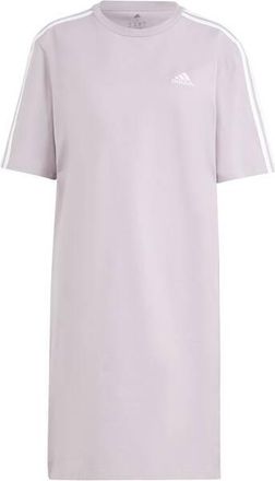 adidas Damen Kleid Essentials 3-Streifen Single Jersey Boyfriend -Kleid