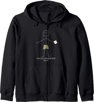 Whyitsme Design Lustiger Herren-Minister, Jungen, christlich Kapuzenjacke