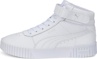 Puma Damen Carina 2.0 Mid Turnschuhe, Puma White Puma White Puma Silver, 37.5 EU