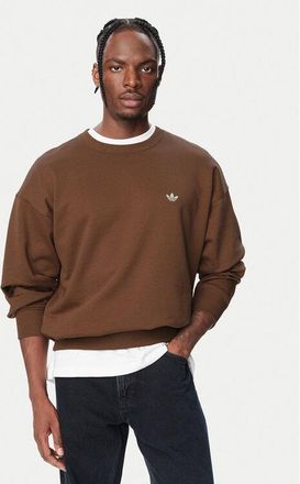 adidas Sweatshirt Trefoil Essentials LL1047 Dunkelbraun Regular Fit
