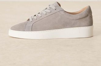 Noak Baskets à lacets fabriquées au Portugal en daim - Gris