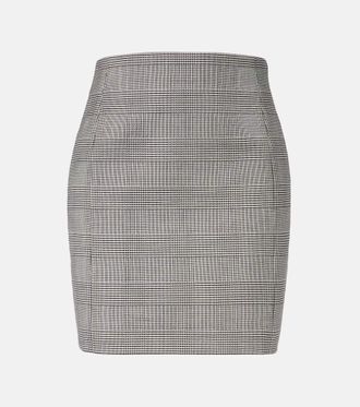 Balmain Minirock aus einem Wollgemisch