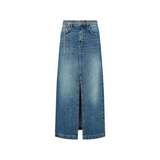 Liu Jo Wf6465E110691419 - Femme - Jupes - Bleu - Taille: 36 FR