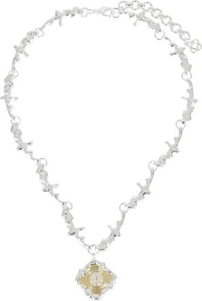 Casablanca Femme, Accessoires, Gris, Taille: ONE Size Splash Necklace