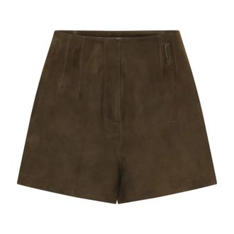 Bruuns Bazaar SuedaBBNadi shorts - Femme - Shorts - Brun - Taille: 36 FR