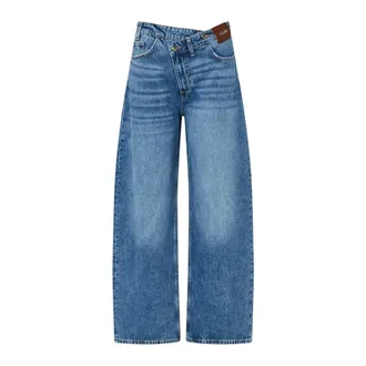 Liu Jo Femme, Jeans, Bleu, Taille: W29 Pant Straight Awry Reg W