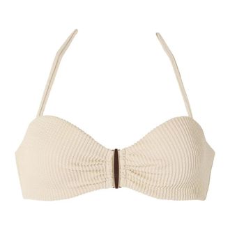 Brigitte Bardot Haut de maillot de bain bandeau cr&egrave;me R&ecirc;veuse