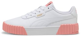Puma Puma Carina 3.0, Weiblich Sneaker, Puma White-PINK Fruit-Puma Gold