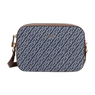 Liu Jo Sac bandouli&egrave;re monogramme - Femme - Sacs - Bleu - Taille: ONE Size