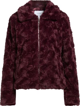 Vila JACKEN & M&Auml;NTEL - Shearling- & Kunstfell auf YOOX.COM