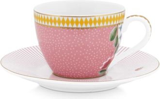 Pip Studio La Majorelle Pink Espressotasse m Untere 0,12 l